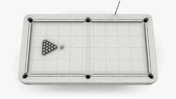 Table billiard 3D model - TurboSquid 1679960