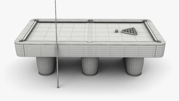 Table billiard 3D model - TurboSquid 1679960