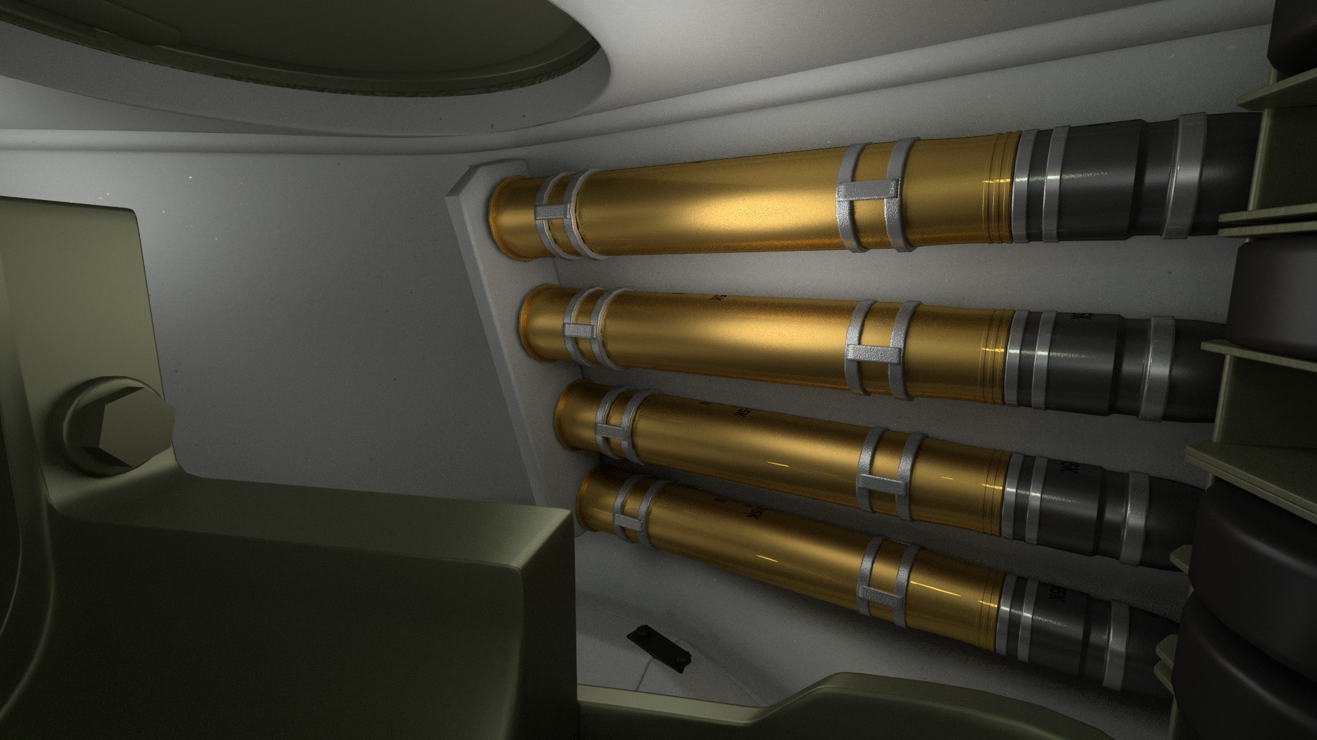 3d Model Of Soviet 76 Tank Interior