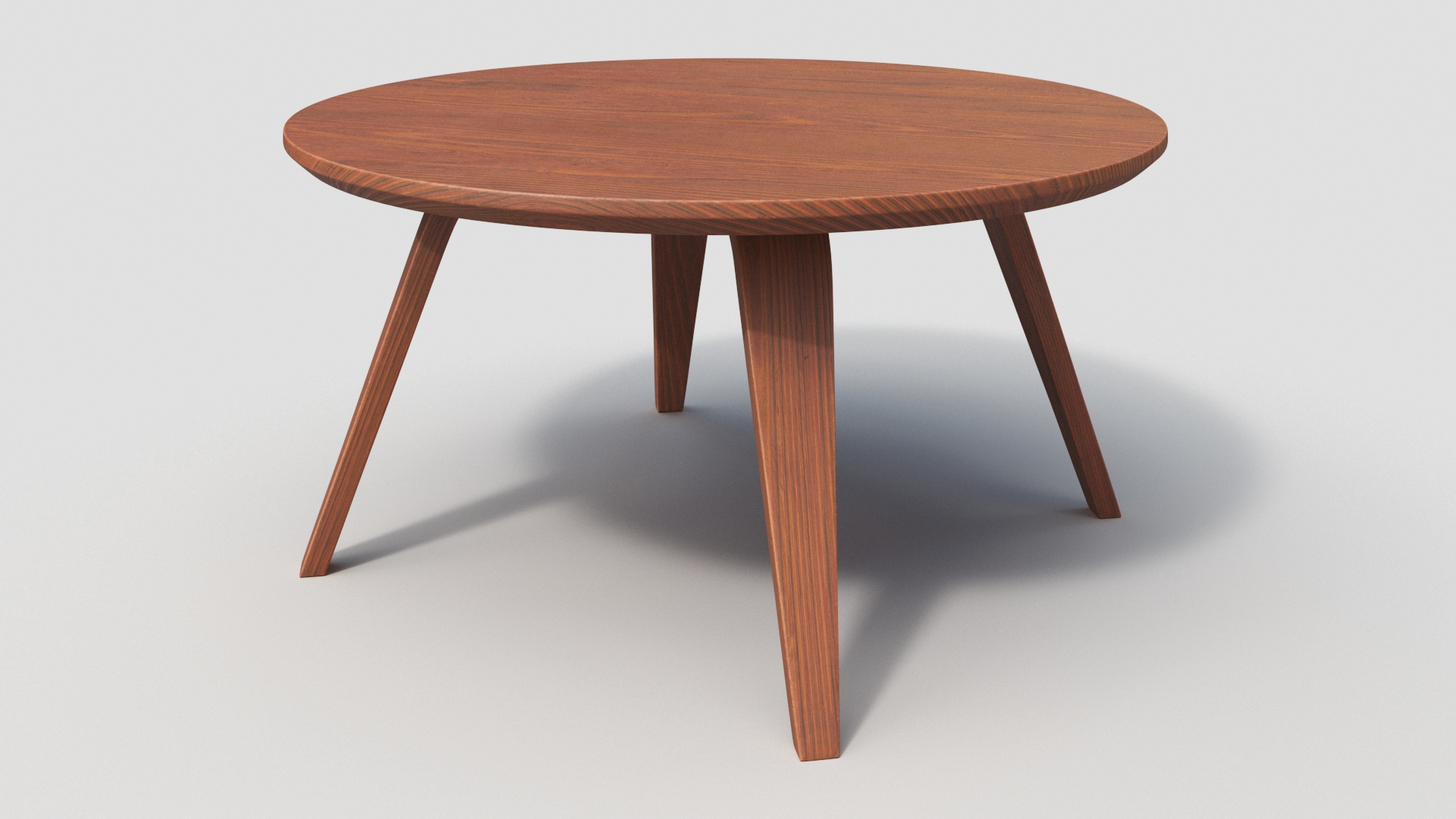 3D Ipe Round Coffee Table Model - TurboSquid 1783833