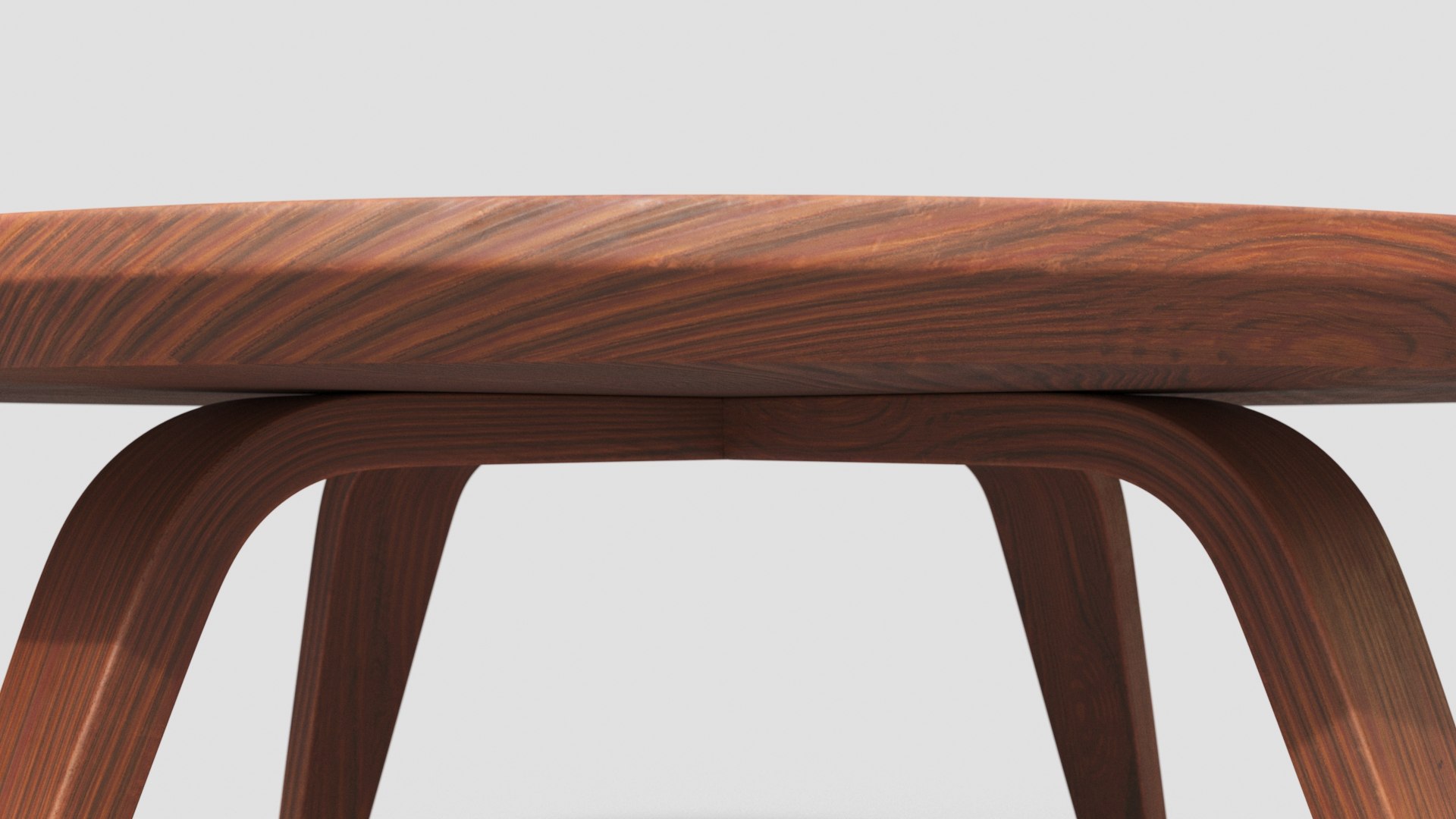 3D Ipe Round Coffee Table Model - TurboSquid 1783833