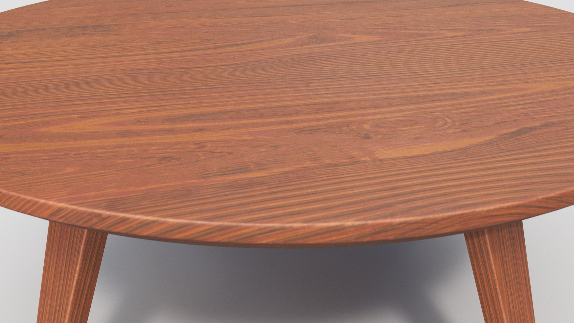 3D Ipe Round Coffee Table Model - TurboSquid 1783833