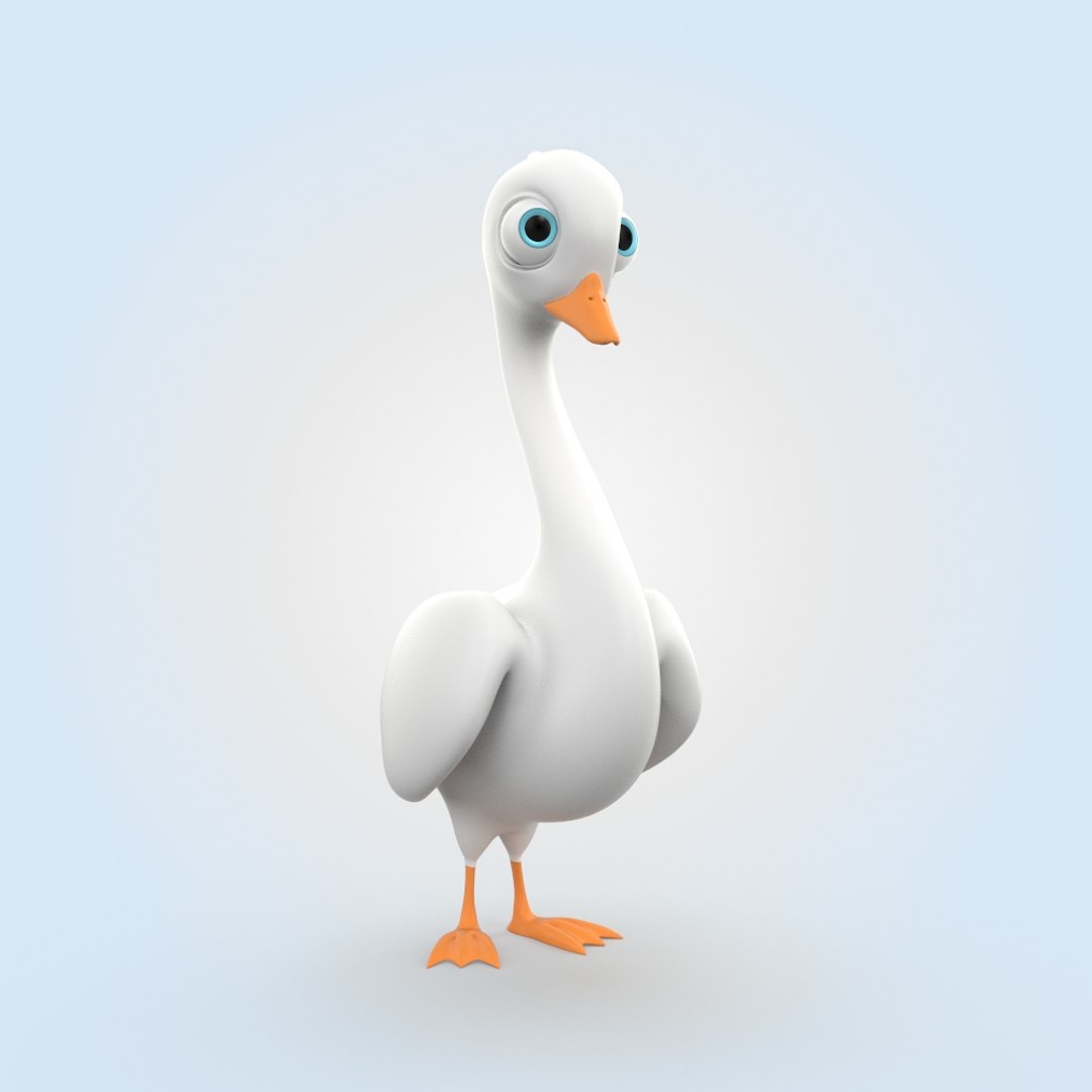 3D Swan Model - TurboSquid 1947183