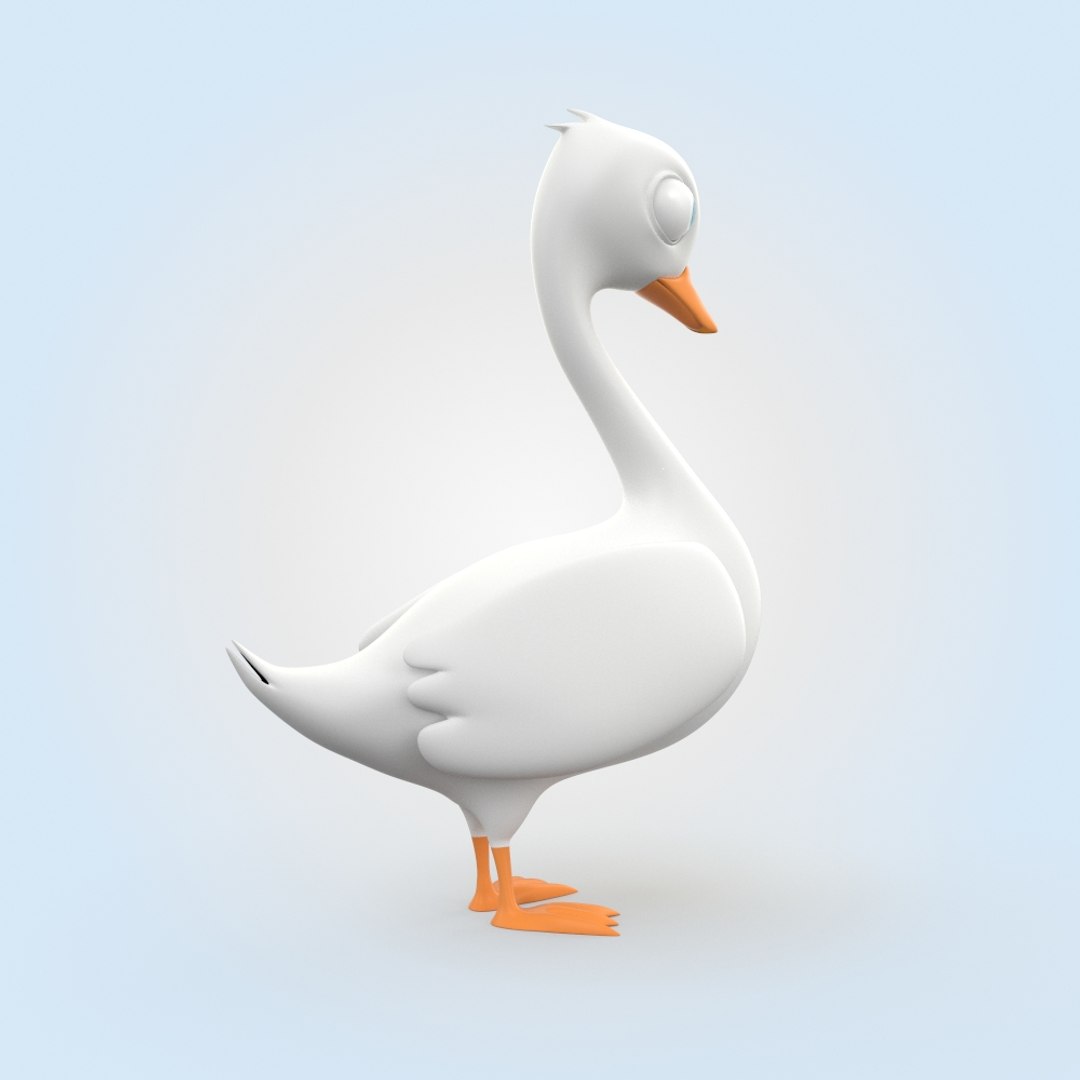 3D Swan Model - TurboSquid 1947183