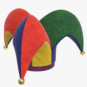 Download Free & Premium Jester Hat 3D Models | TurboSquid