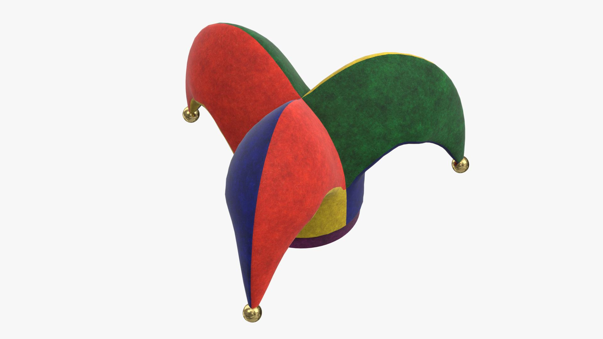 Jester Hat 2 3D Model - TurboSquid 1898063