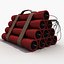 3d dynamite tnt model