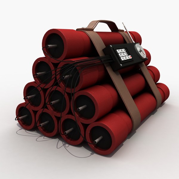 3d dynamite tnt model