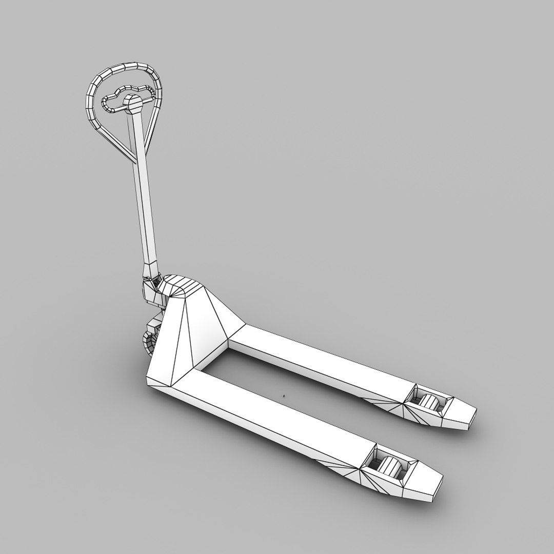 pallet jack - 3d max
