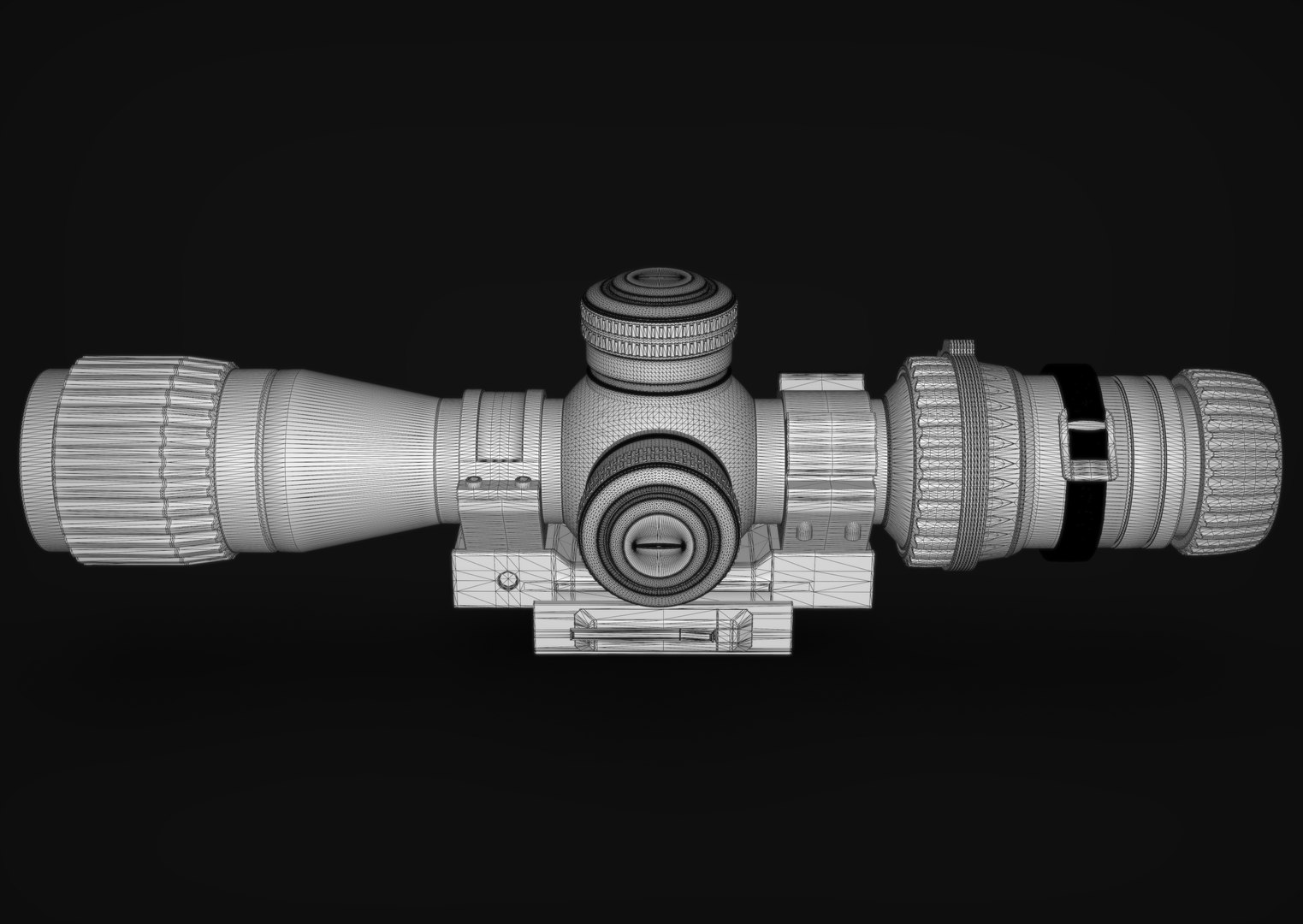 Free Sniper Scope 3D Model - TurboSquid 1320951