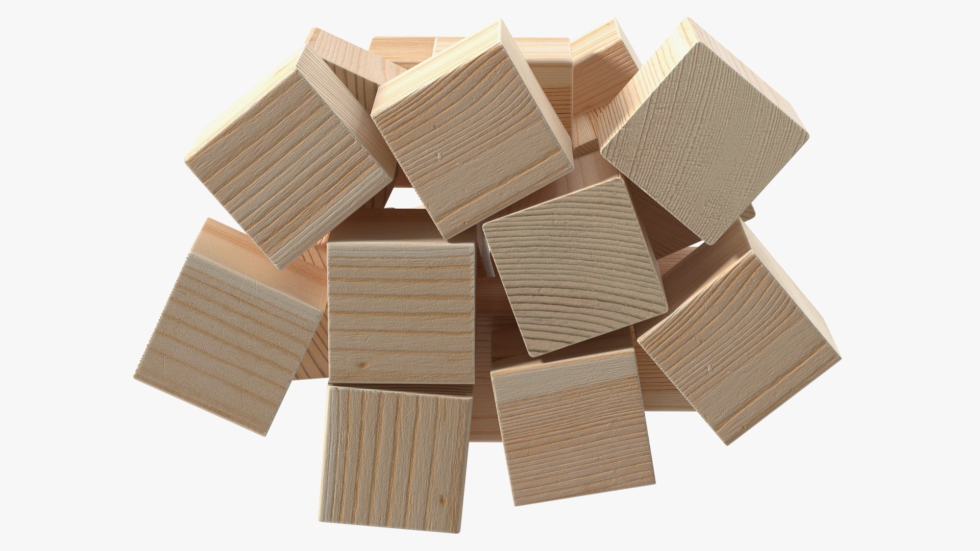 3D Baby Wooden Blocks - TurboSquid 1958466