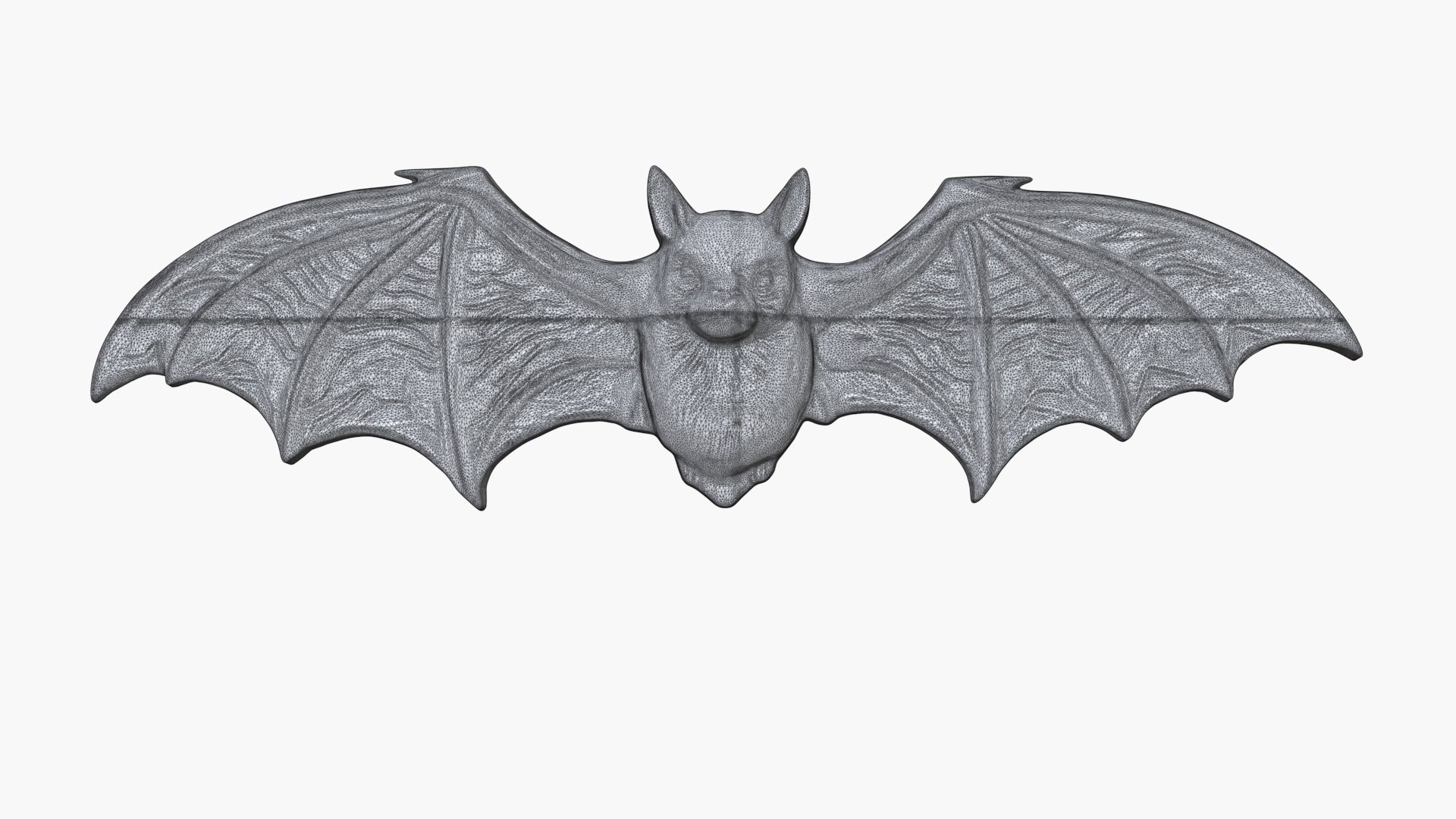 3D Halloween Bat Relief 1 - TurboSquid 2288528