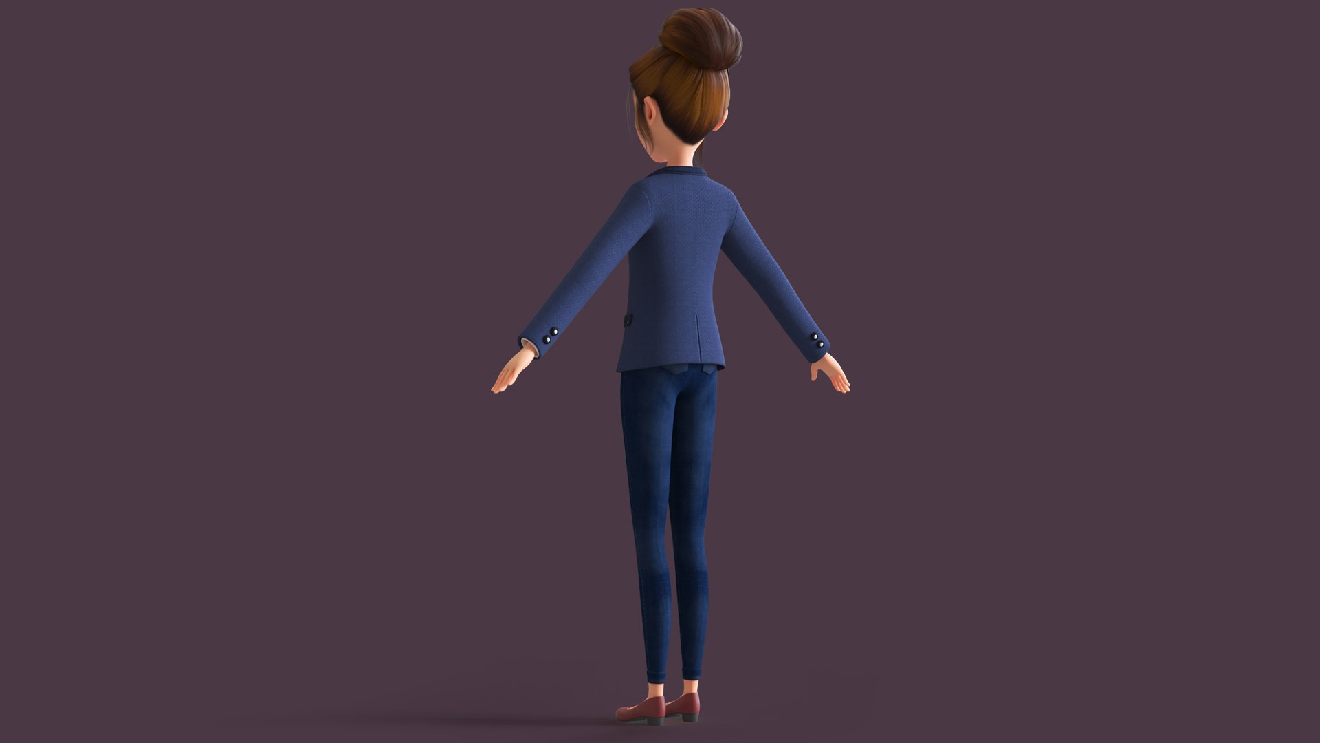 CARTOON MOTHER 3 - Rigged WOMAN - Blender Version 3D Model - TurboSquid ...