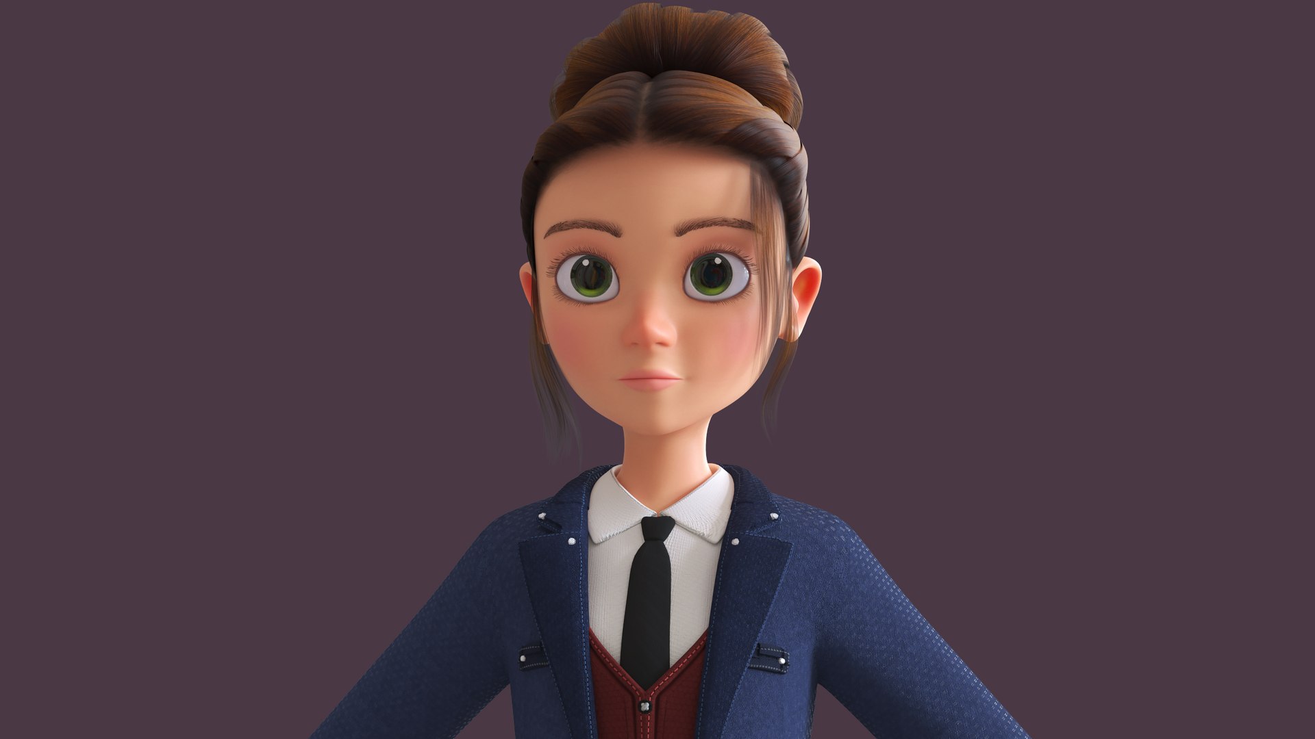 CARTOON MOTHER 3 - Rigged WOMAN - Blender Version 3D Model - TurboSquid ...