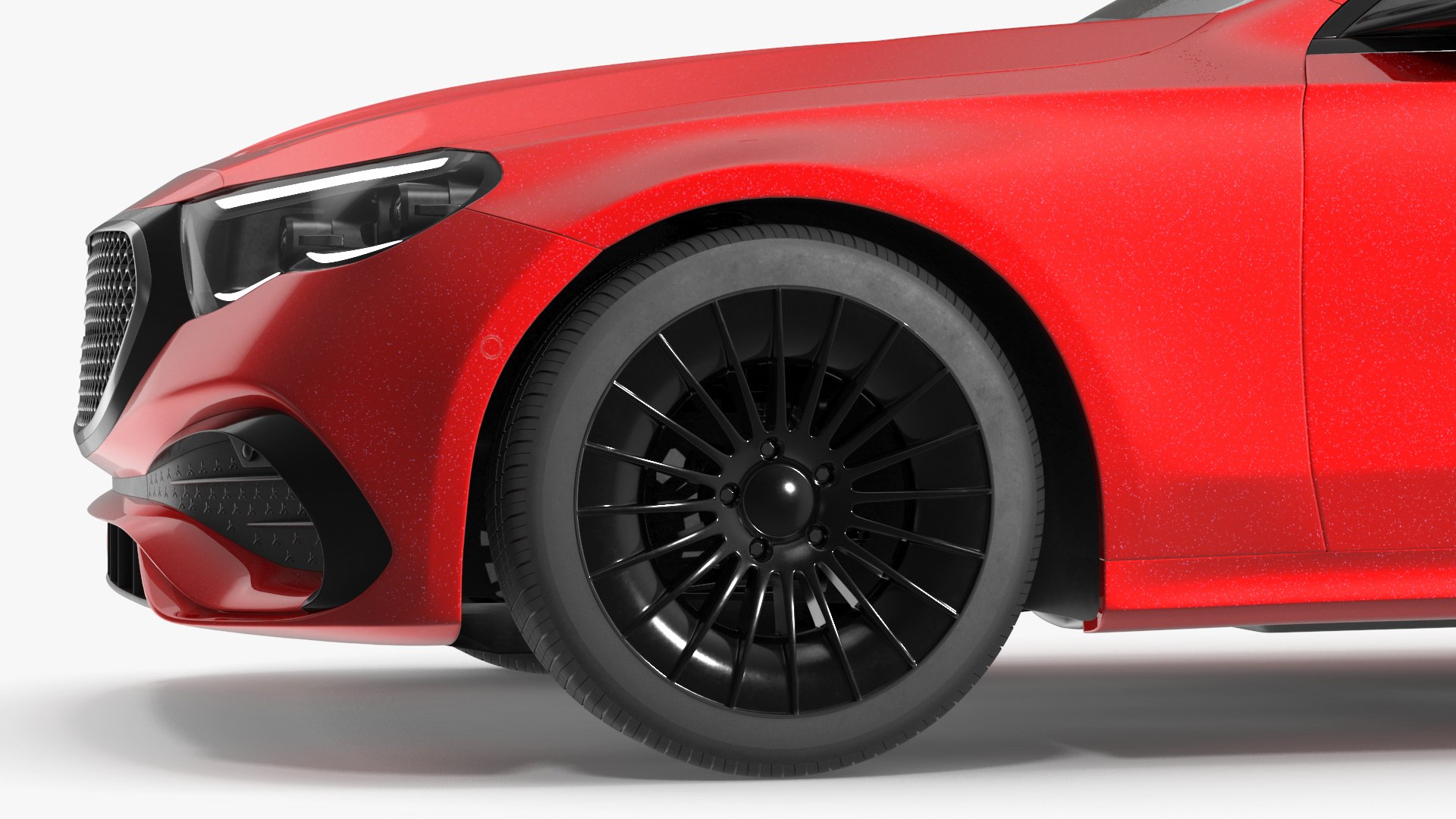3D model Luxury Car Red Sedan Rigged for Maya - TurboSquid 2115343