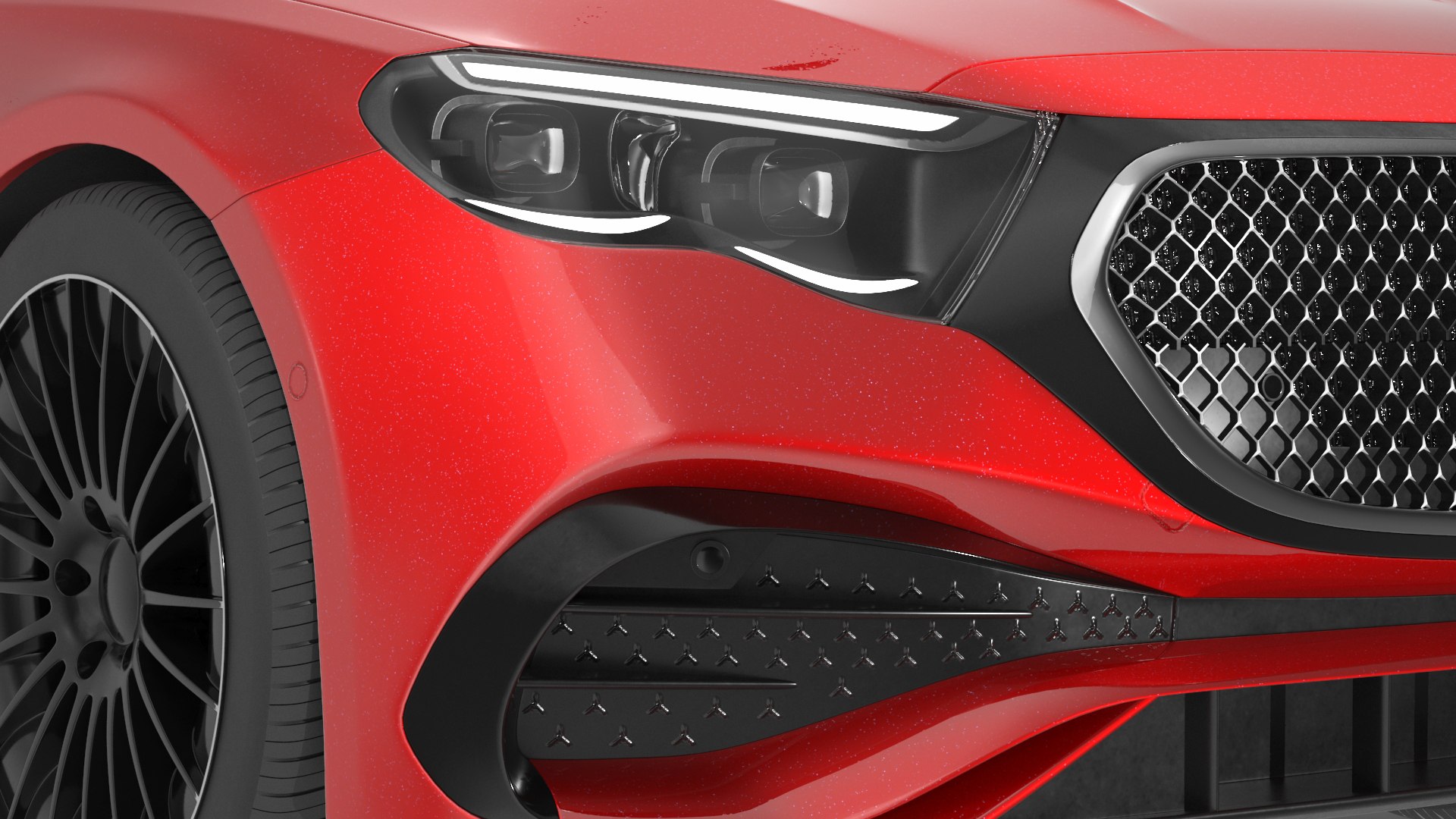 3D model Luxury Car Red Sedan Rigged for Maya - TurboSquid 2115343