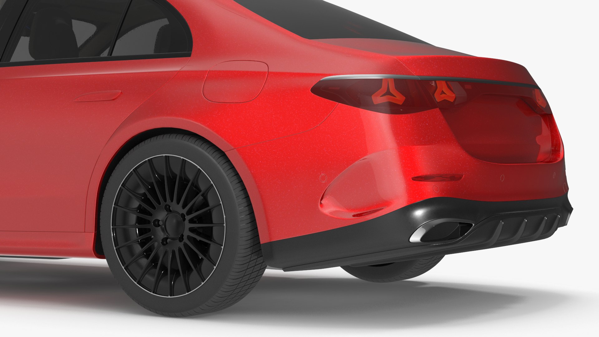 3D model Luxury Car Red Sedan Rigged for Maya - TurboSquid 2115343