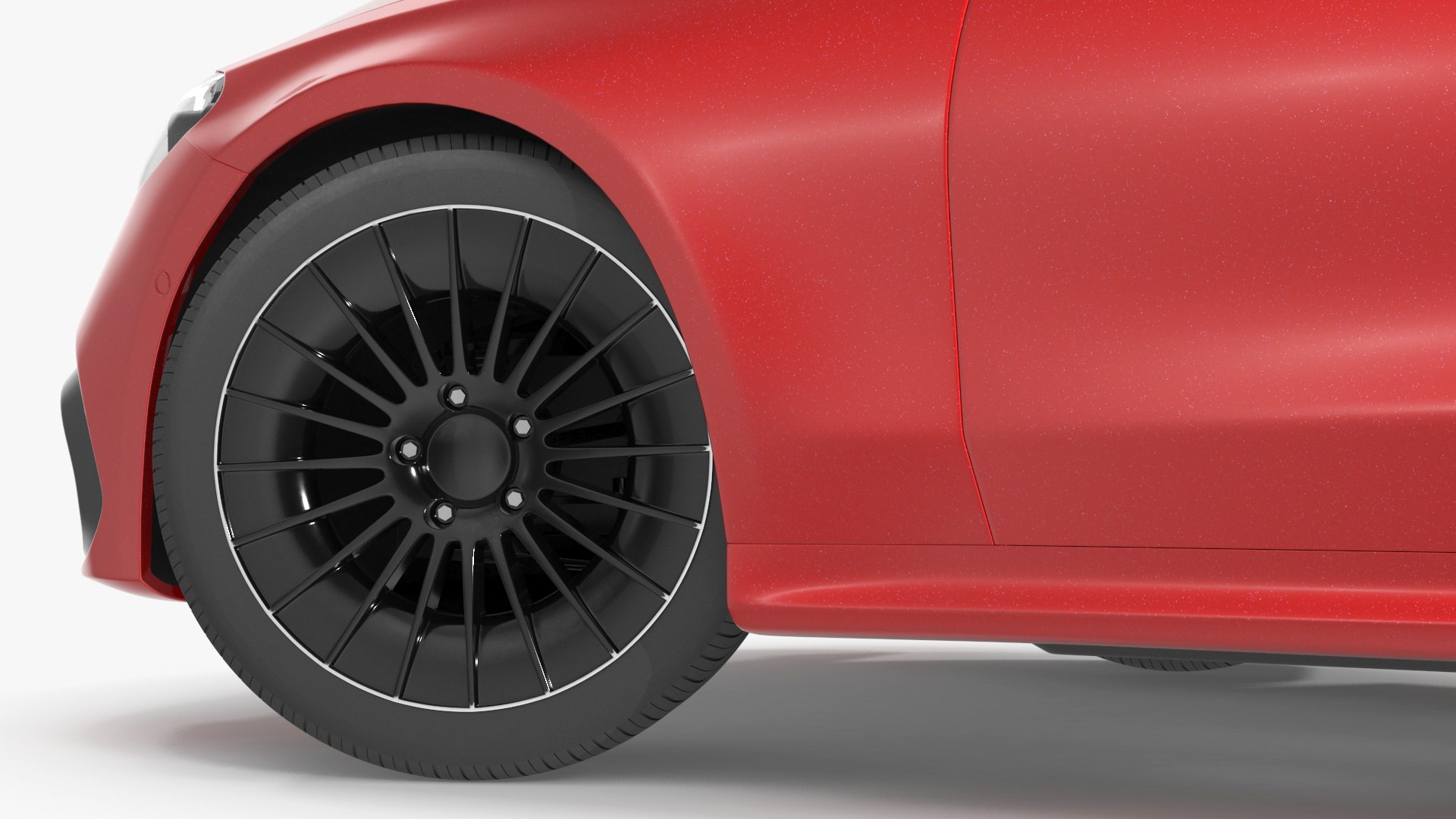 3D model Luxury Car Red Sedan Rigged for Maya - TurboSquid 2115343