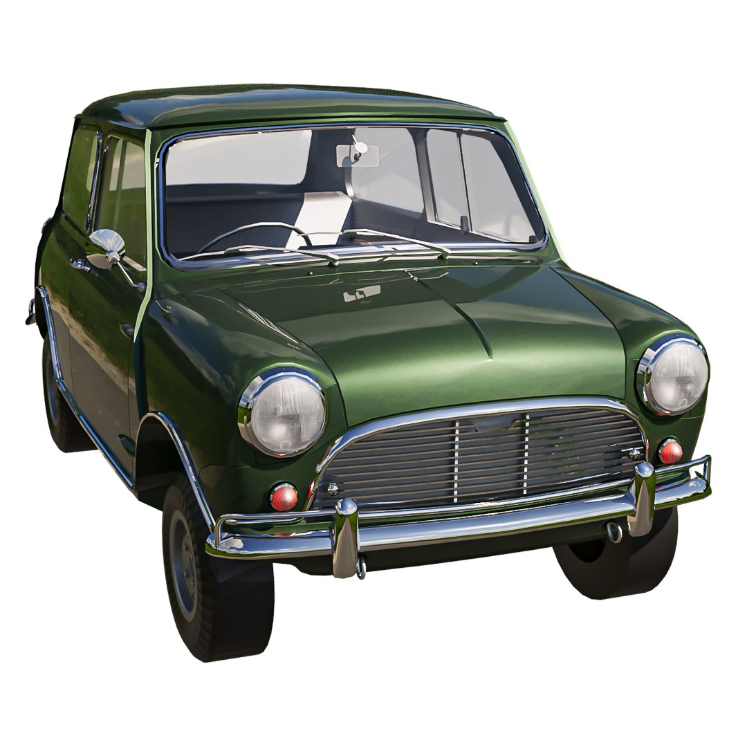 modelo 3d 1965 Austin Mini Cooper S - TurboSquid 2202912