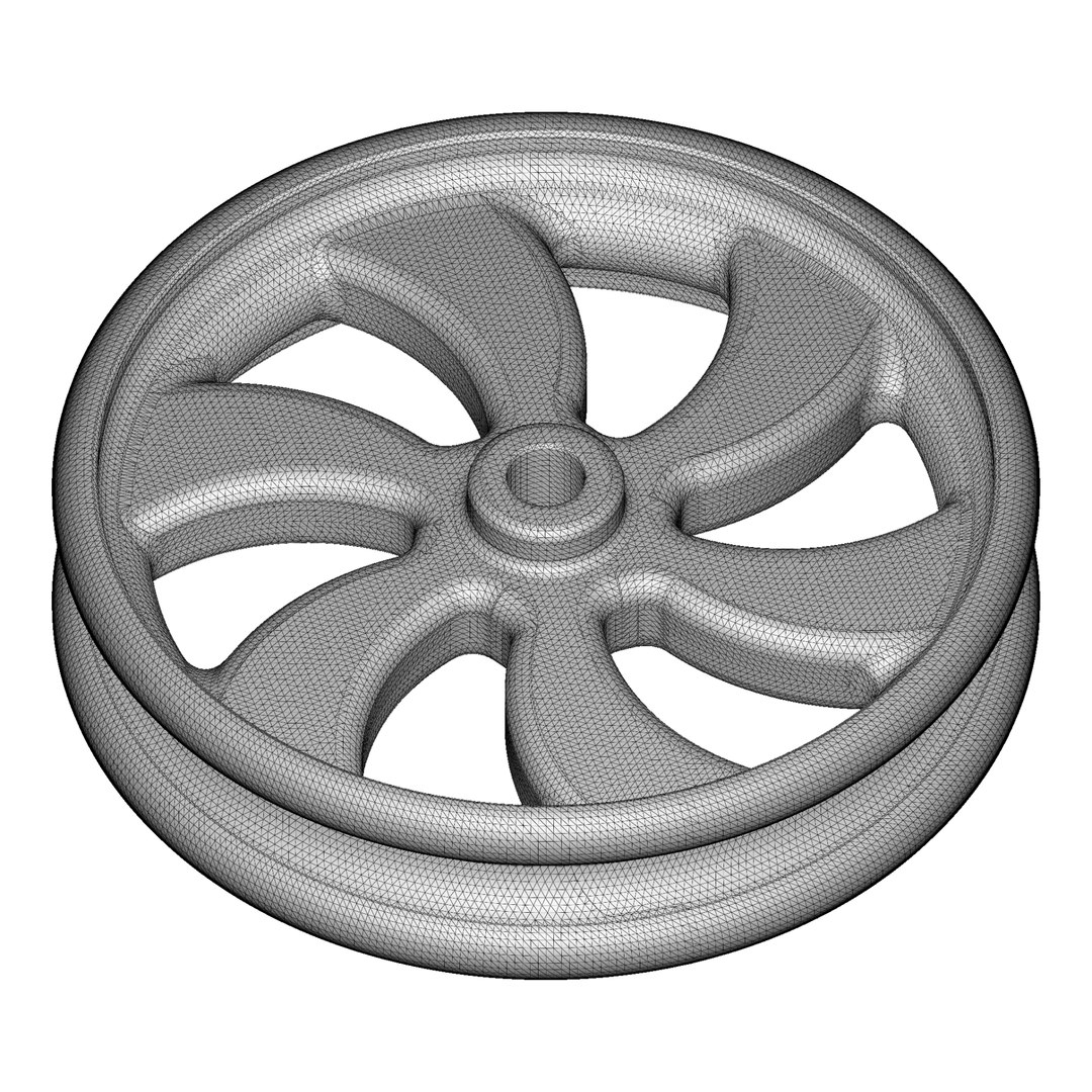 3D Plastic Wheel Rim - TurboSquid 2128753