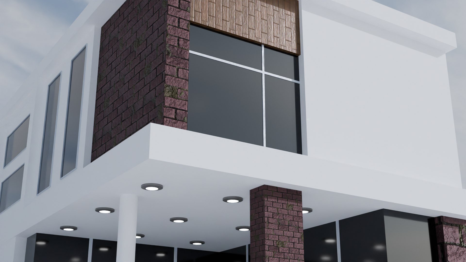 3D Modern Simple Villa Model - TurboSquid 2229410