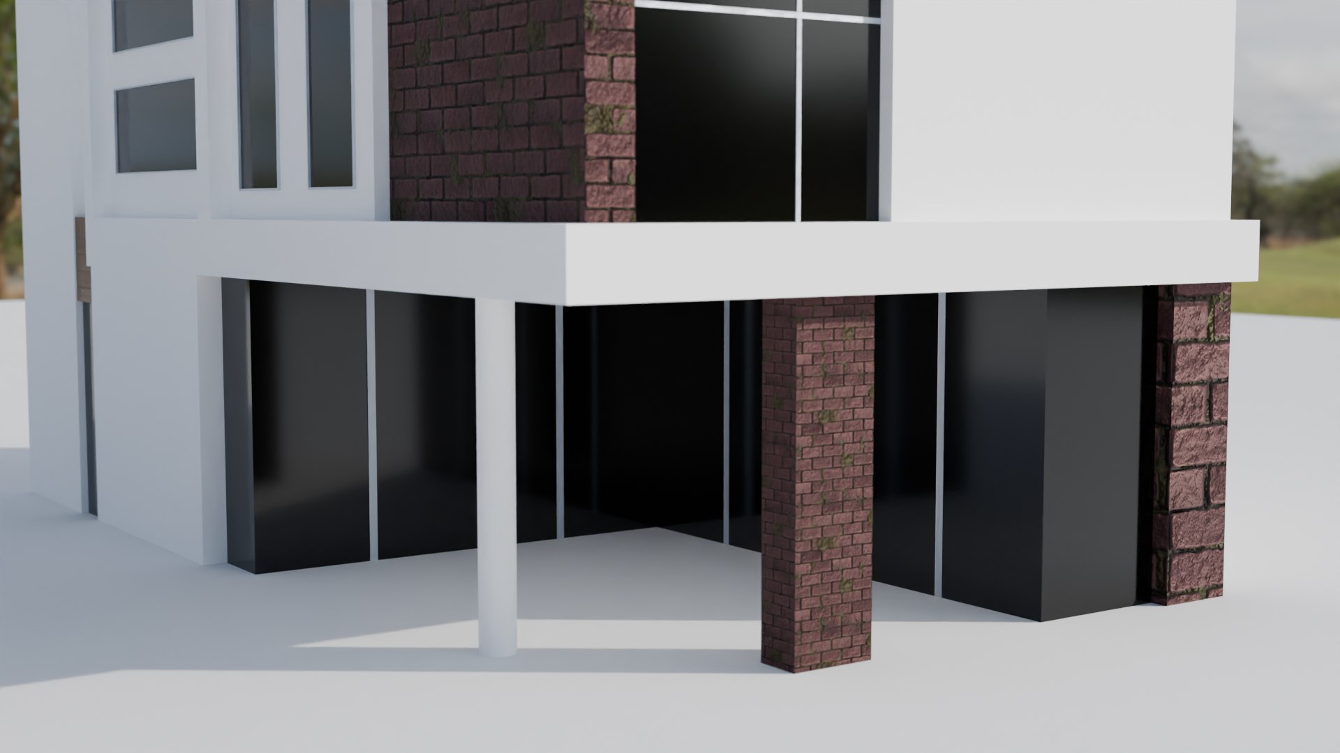 3D Modern Simple Villa Model - TurboSquid 2229410