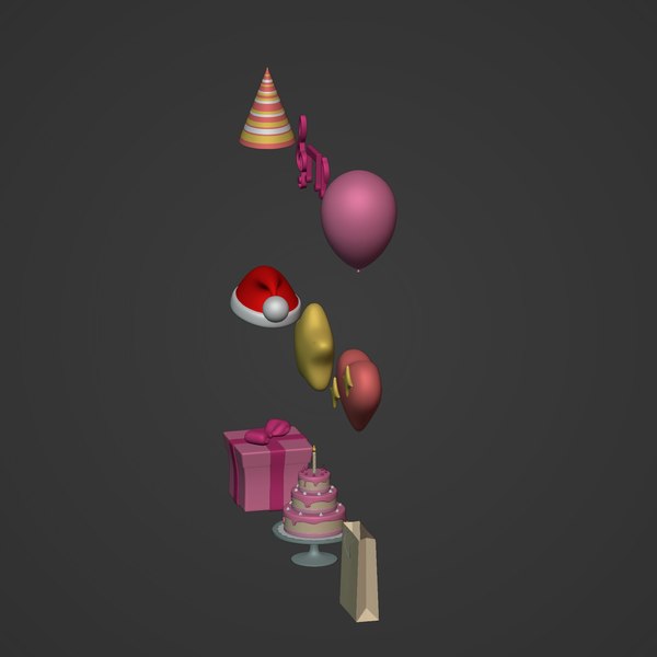 3D Party Pack - TurboSquid 1856642