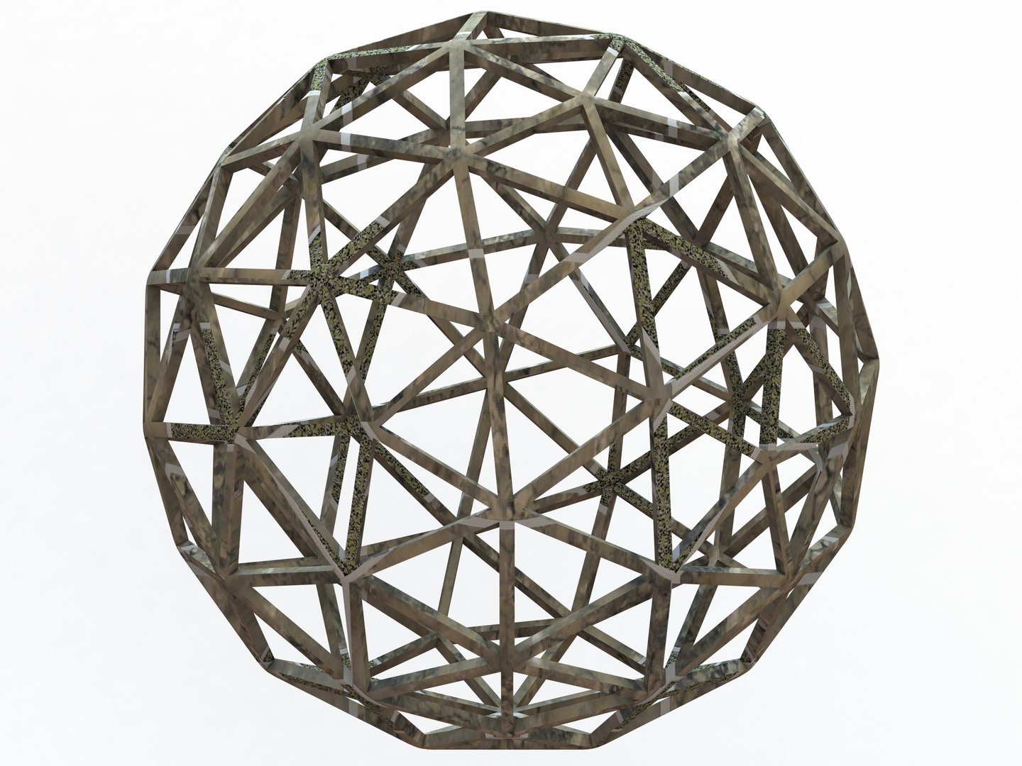 Wireframe Shape Pentakis Snub Dodecahedron Model - TurboSquid 2190730