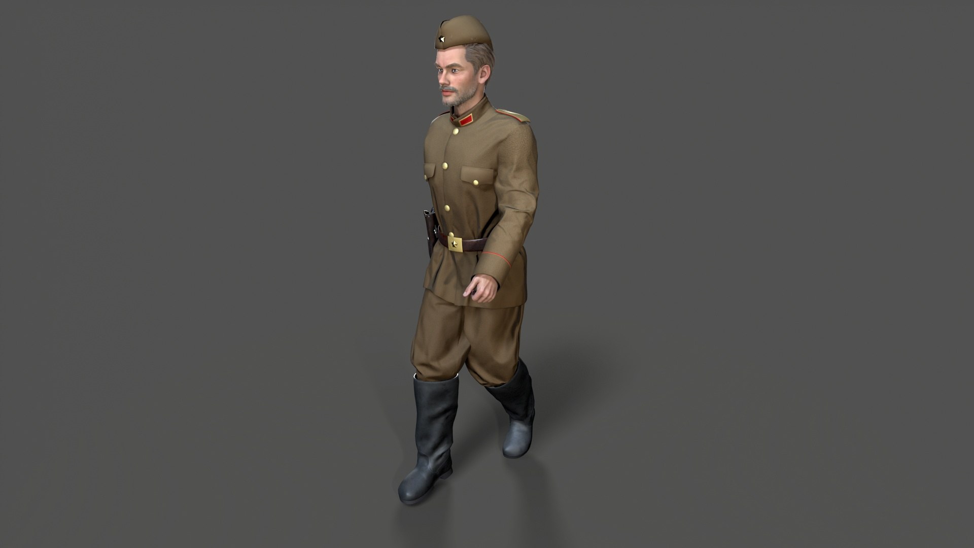 3D Soviet Soldier Model - TurboSquid 2389597