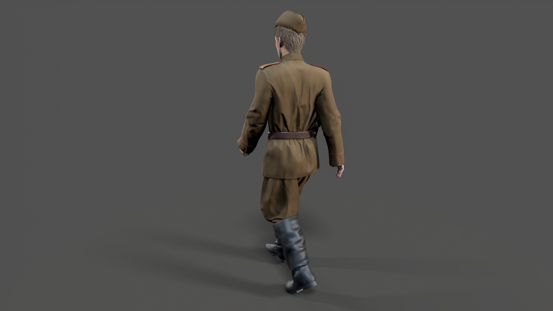 3D Soviet Soldier Model - TurboSquid 2389597