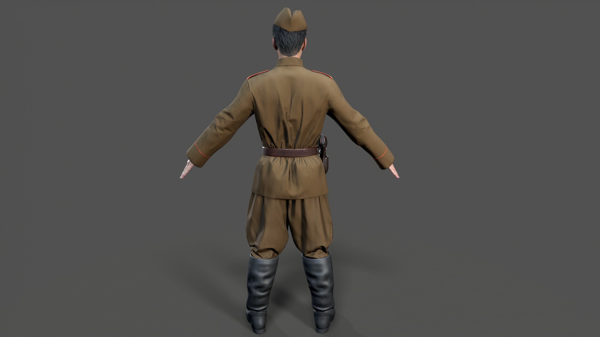3D Soviet Soldier Model - TurboSquid 2389597