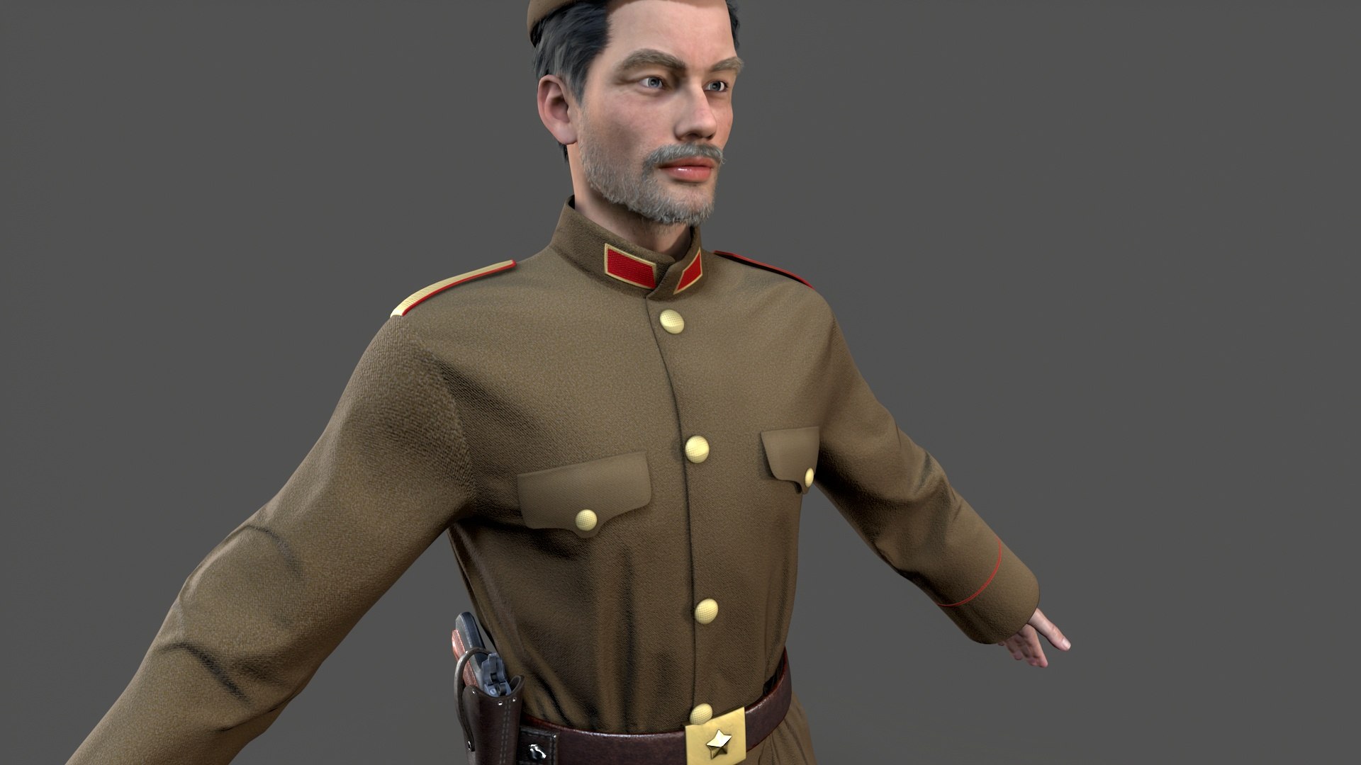 3D Soviet Soldier Model - TurboSquid 2389597