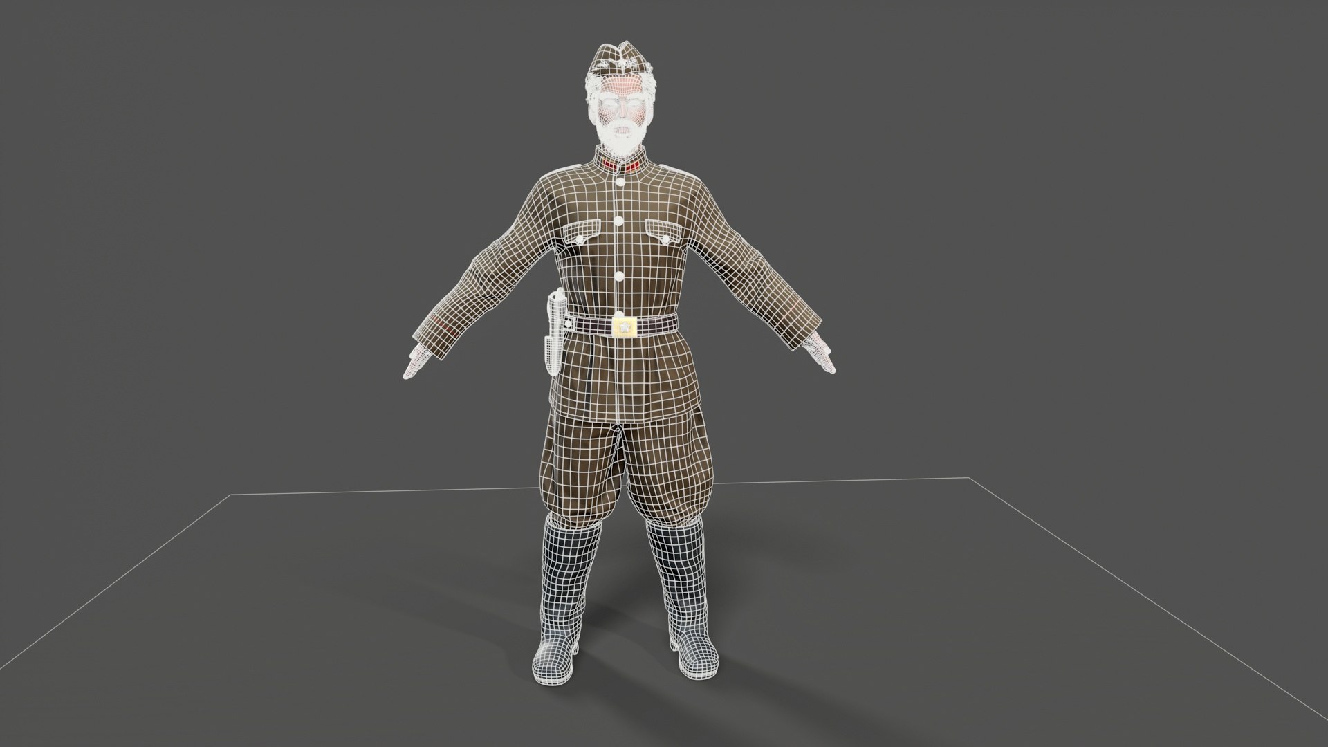 3D Soviet Soldier Model - TurboSquid 2389597