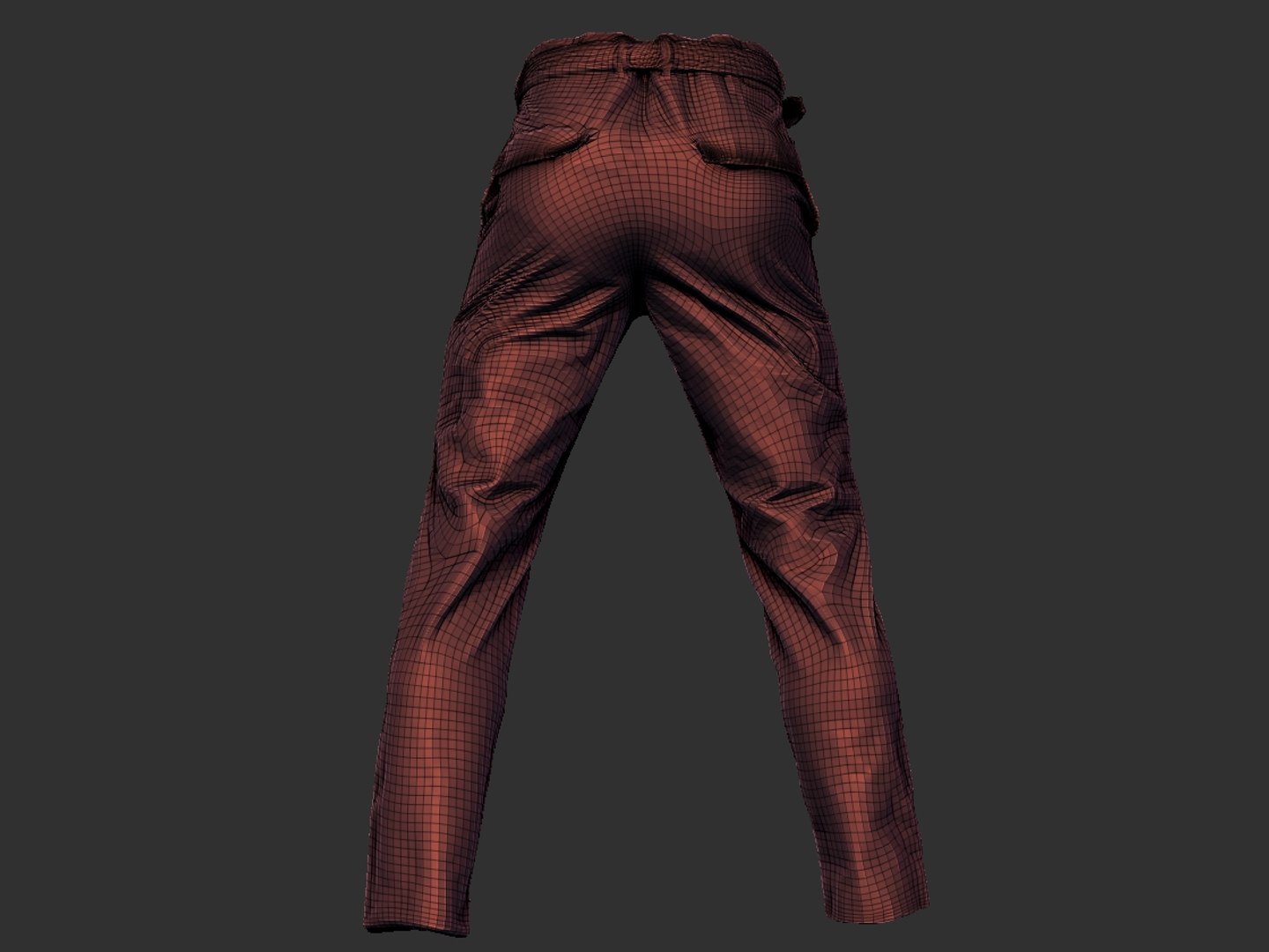 Fashionable Pants 3D Model - TurboSquid 1861773