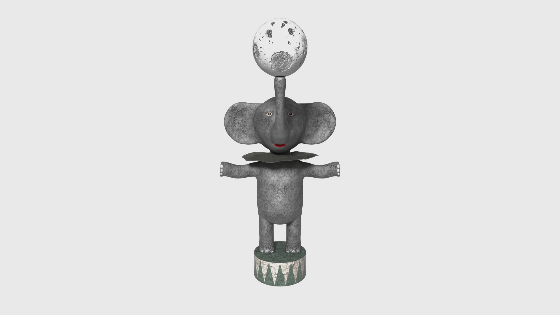 Circus Elephant - Kids Toy Model - TurboSquid 2239519