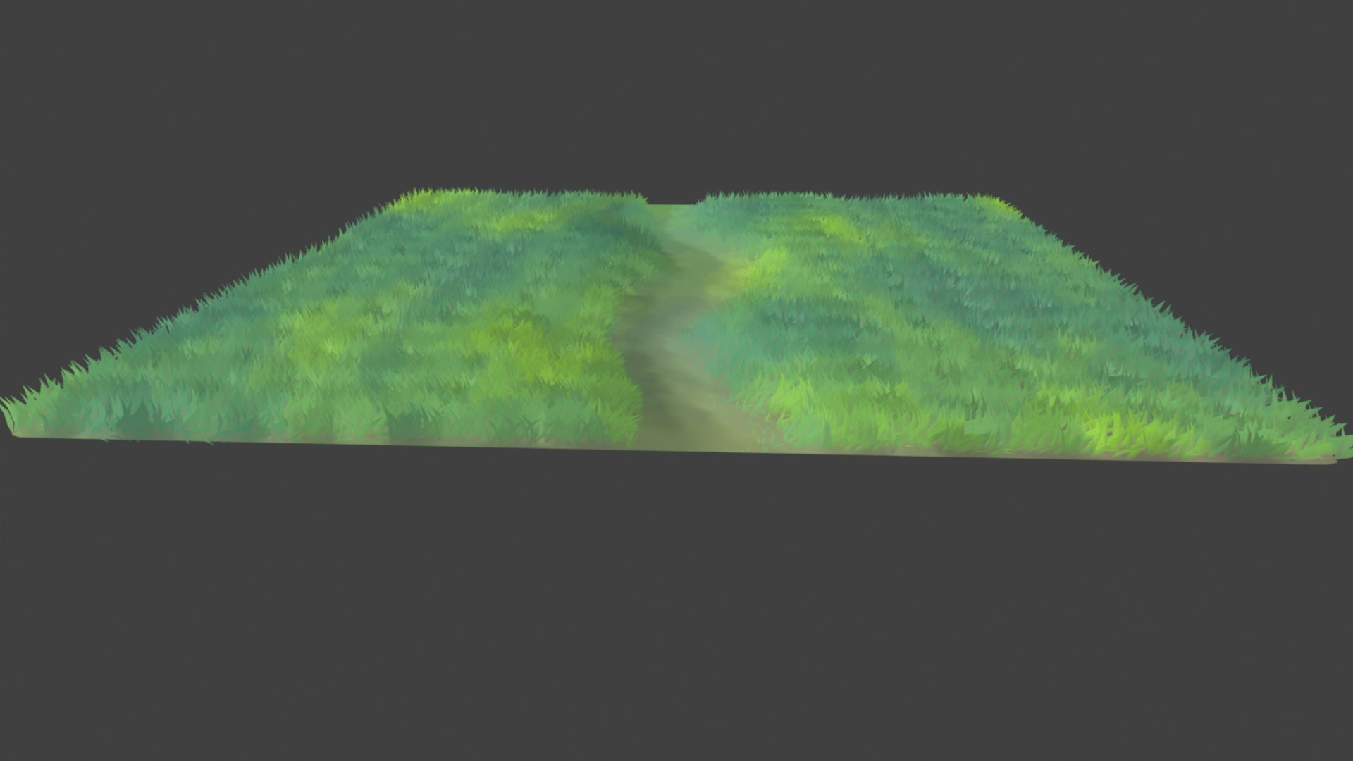 3D Model Anime Grass With Wind Animation Model For Games And Renders ...