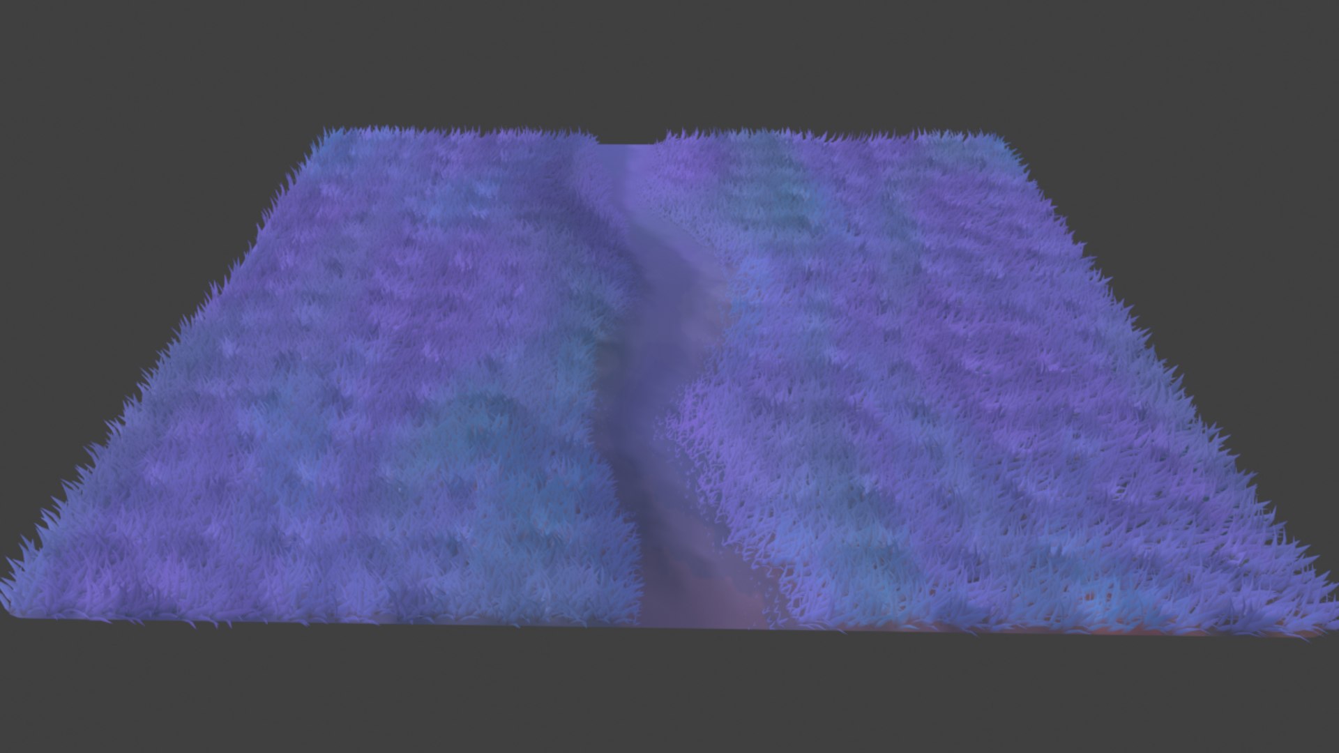 3D Model Anime Grass With Wind Animation Model For Games And Renders ...