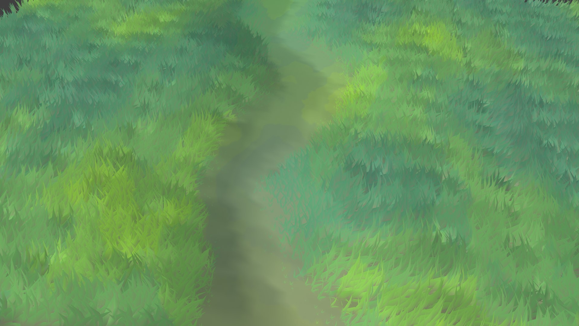 3D Model Anime Grass With Wind Animation Model For Games And Renders ...