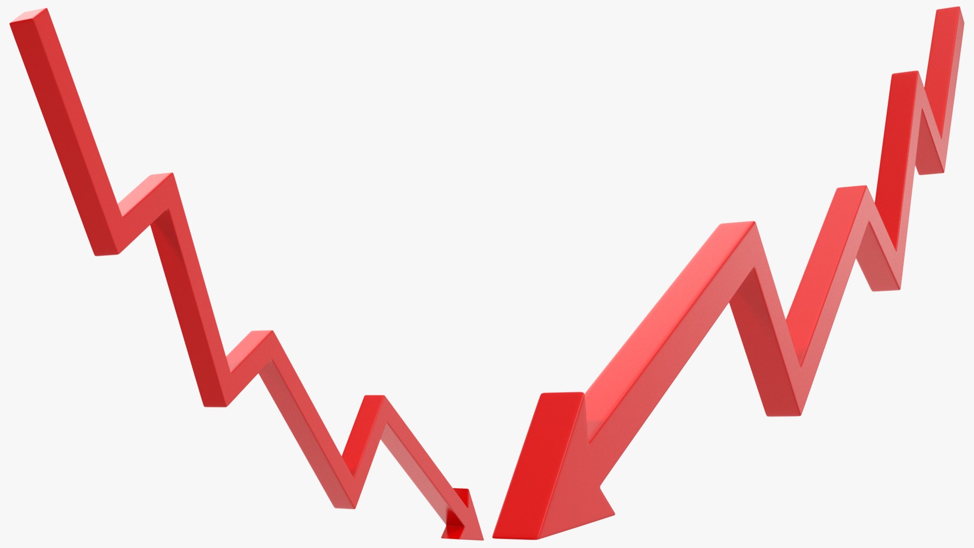 3D Arrow Graph - TurboSquid 1702980