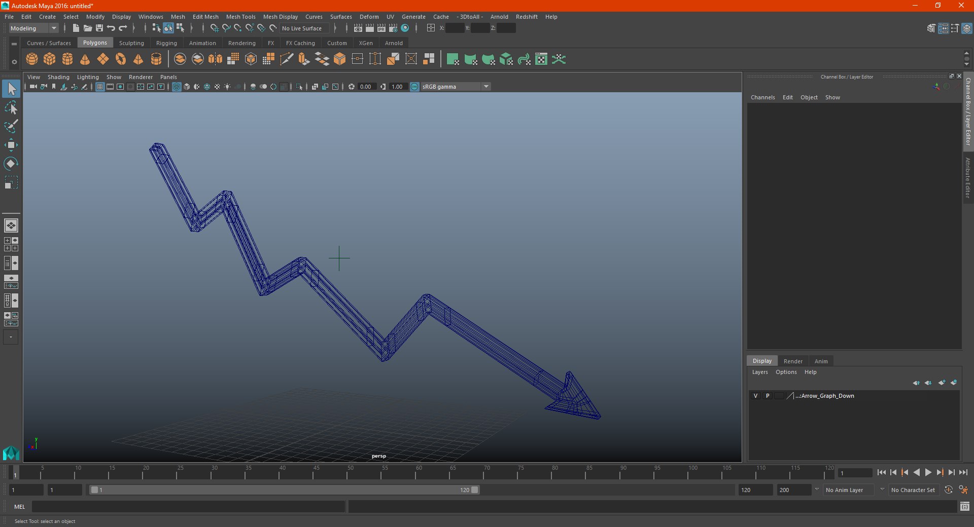 3D Arrow Graph - TurboSquid 1702980