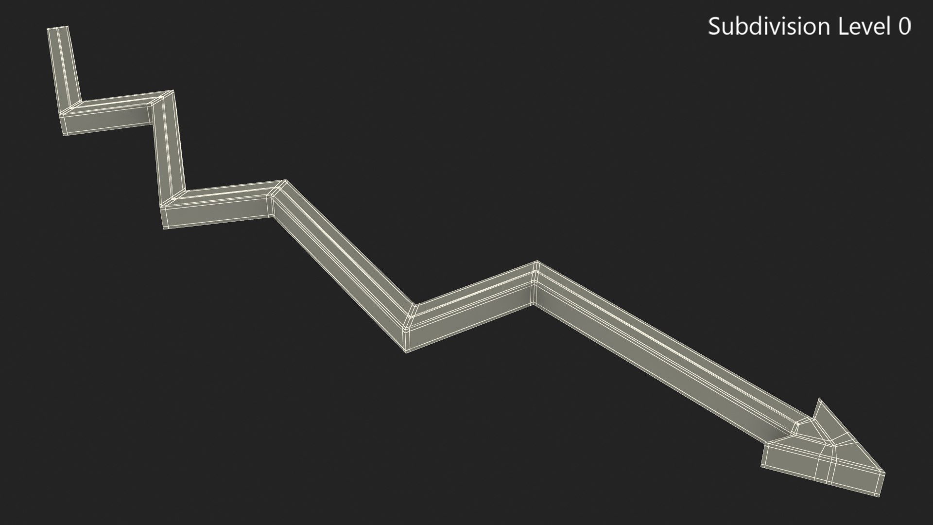 3D Arrow Graph - TurboSquid 1702980