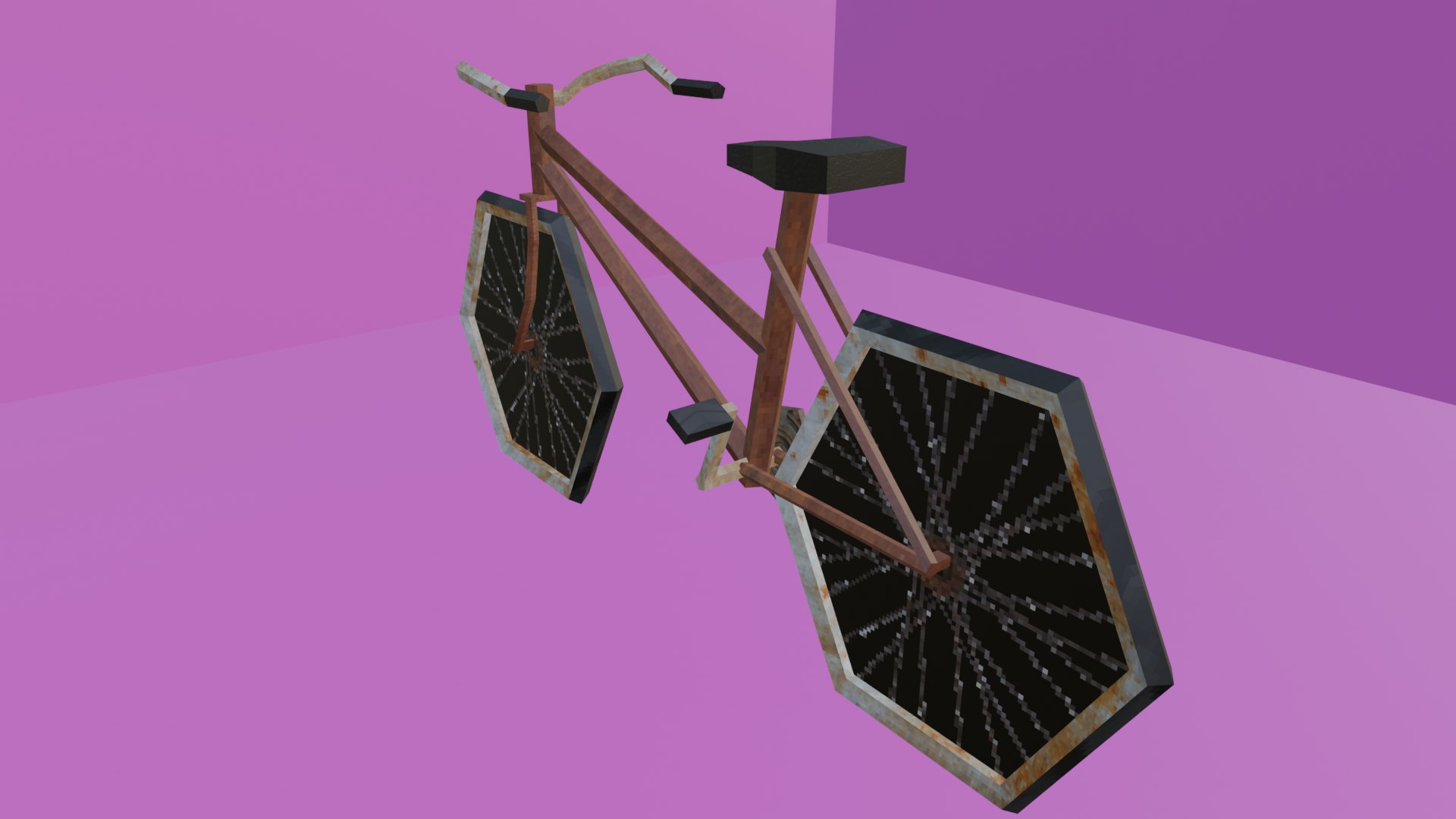 3D RUSTY BIKE - LOW POLY - PS1 RETRO STYLE - TurboSquid 2307057