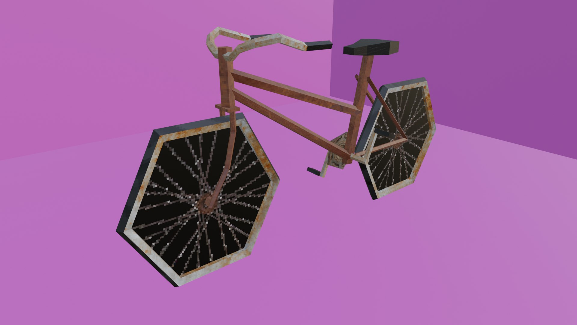 3D RUSTY BIKE - LOW POLY - PS1 RETRO STYLE - TurboSquid 2307057