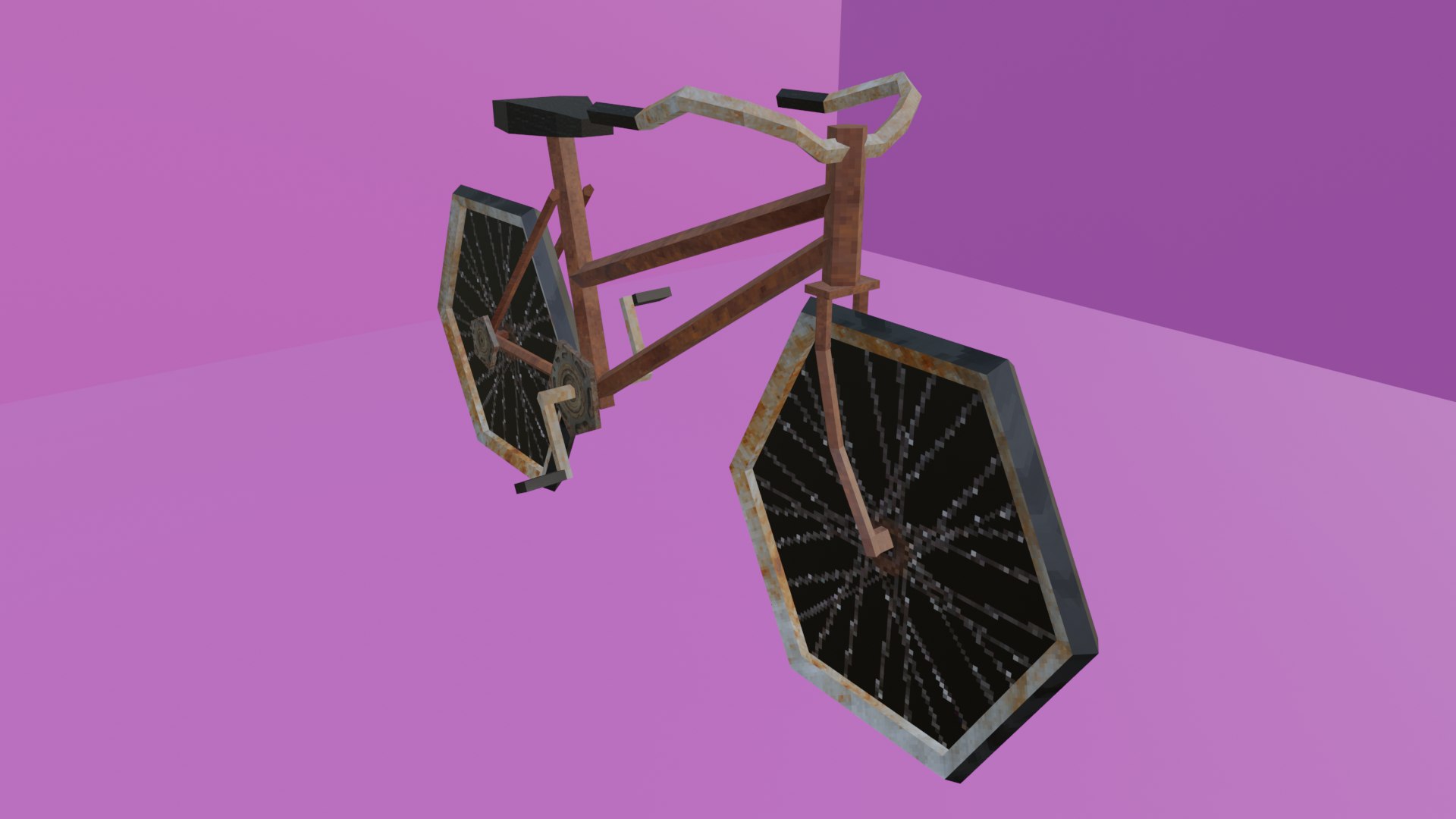 3D RUSTY BIKE - LOW POLY - PS1 RETRO STYLE - TurboSquid 2307057