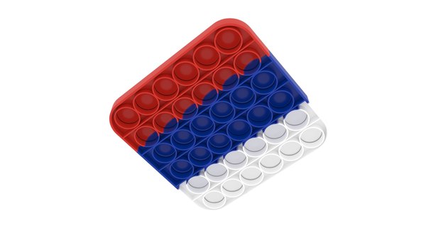 3D Square Flag of Russia Pop It Fidget Toy - TurboSquid 1784922
