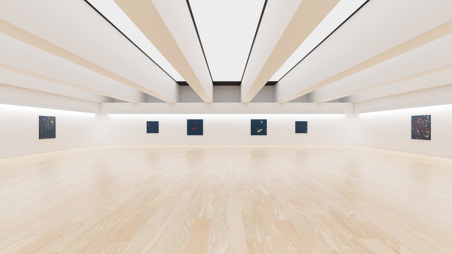 Art Museum Gallery Interior 13 3D Model - TurboSquid 1815539