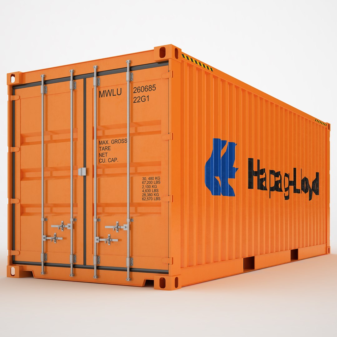 cargo container 3d max