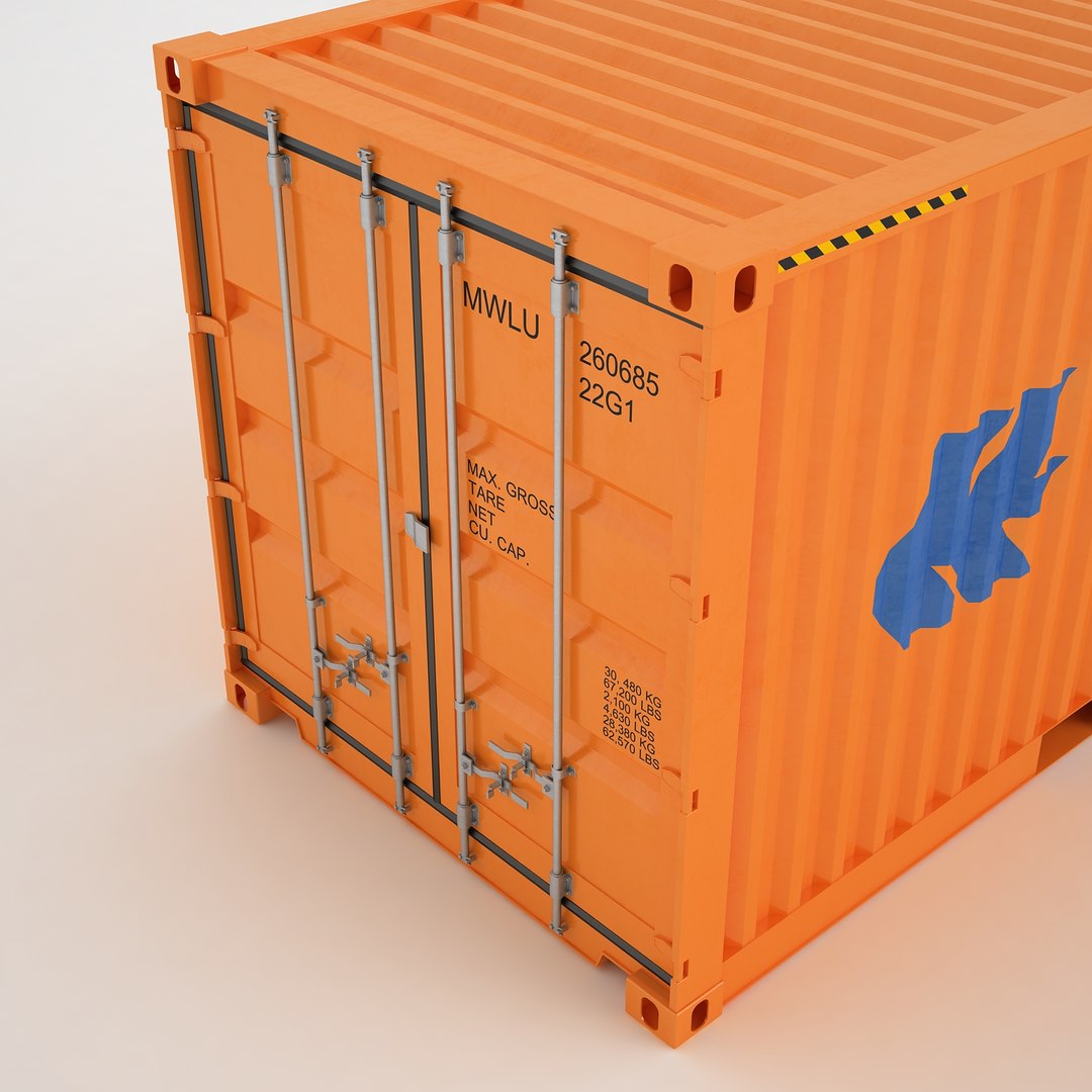 cargo container 3d max