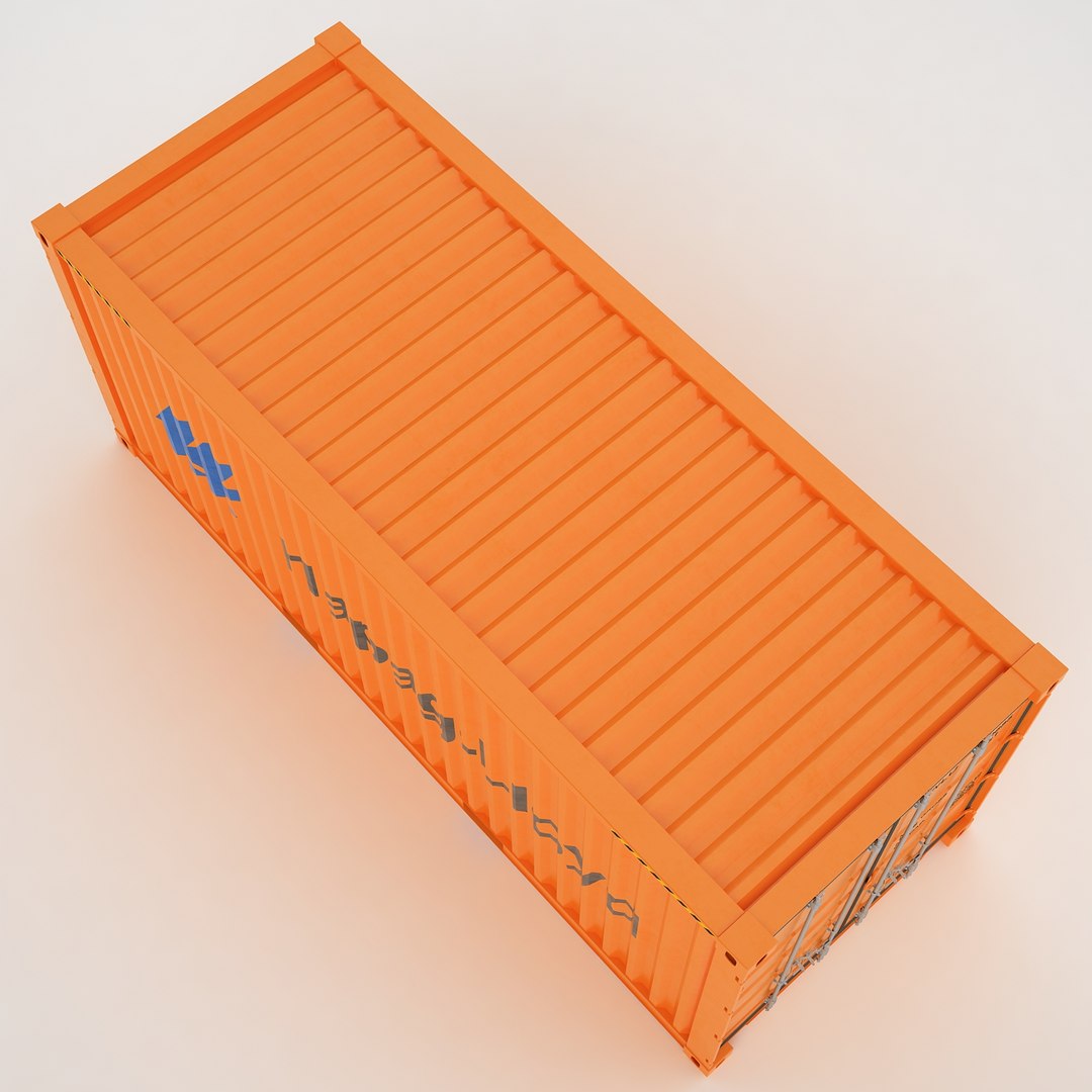 cargo container 3d max