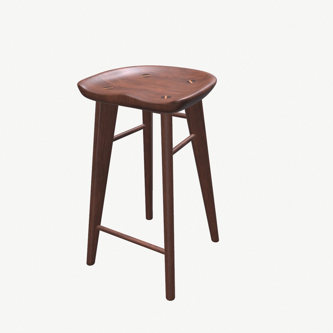 High Stool 29 3D Model - TurboSquid 2112592